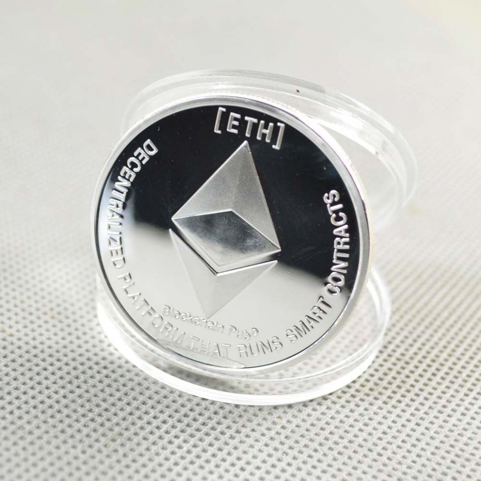 Монета Etherium Silver сувенирная 99 руб. купить Разное в Москве в