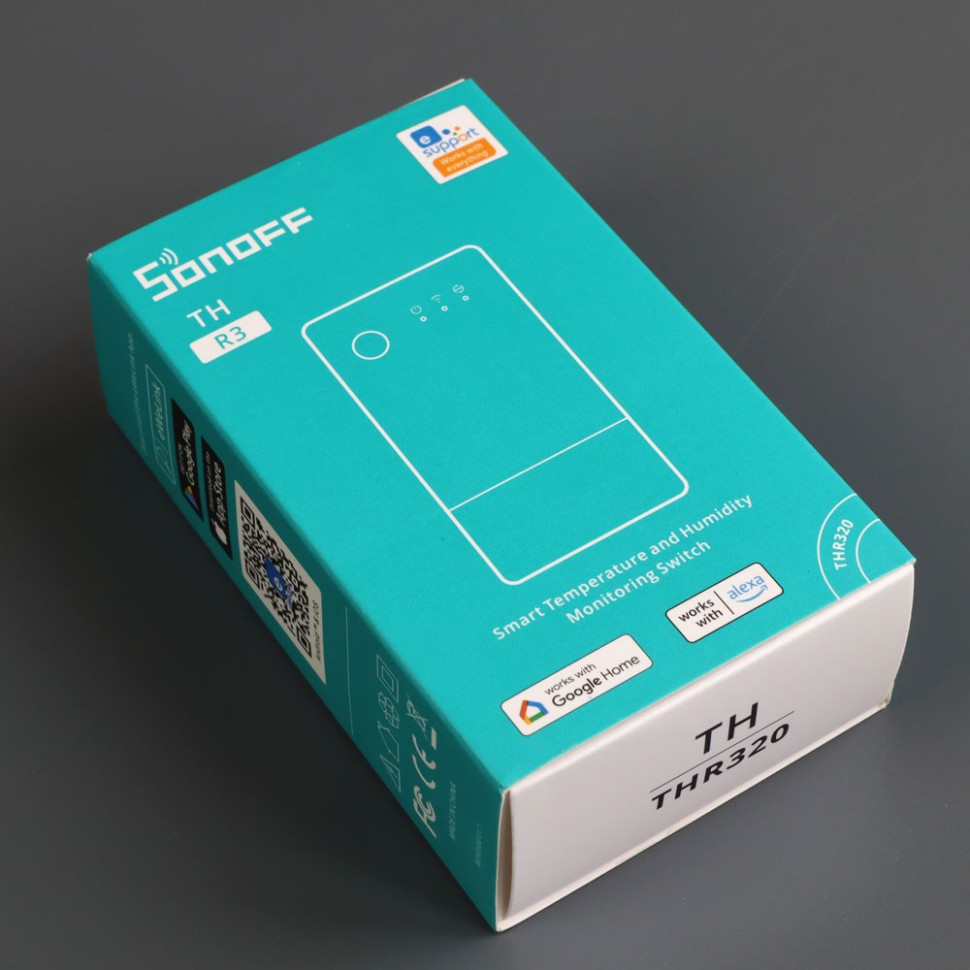 Sonoff TH Origin реле WiFi измерение температуры и влажности купить в ...